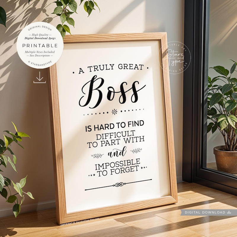 A Truly Great Boss is Hard to Find Svg - Etsy