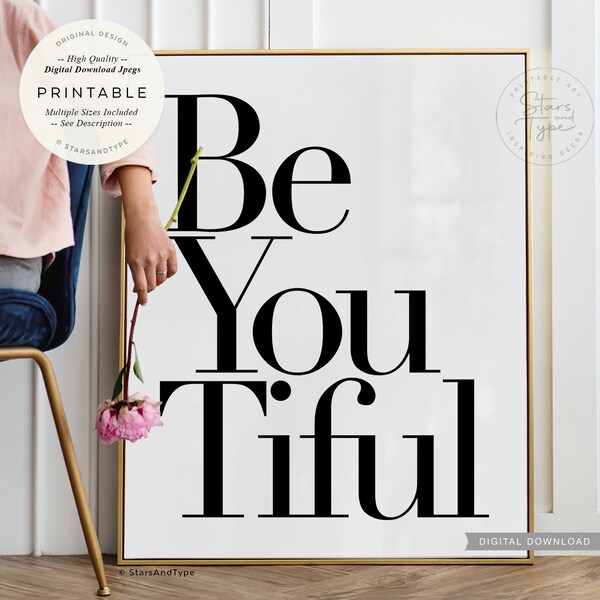 Typography Wall Art - Etsy