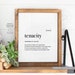 Tenacity Definition, PRINTABLE Office Desk Art, Dictionary Meaning ...