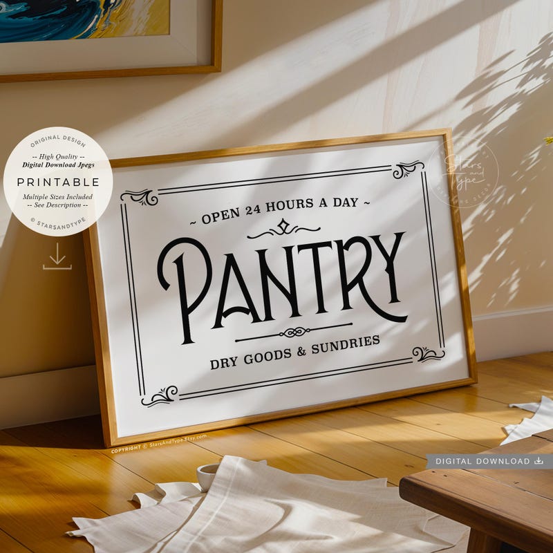 Pantry Sign - Etsy