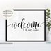 Welcome to Our Home, PRINTABLE Wall Art, Family Home Welcome Sign ...