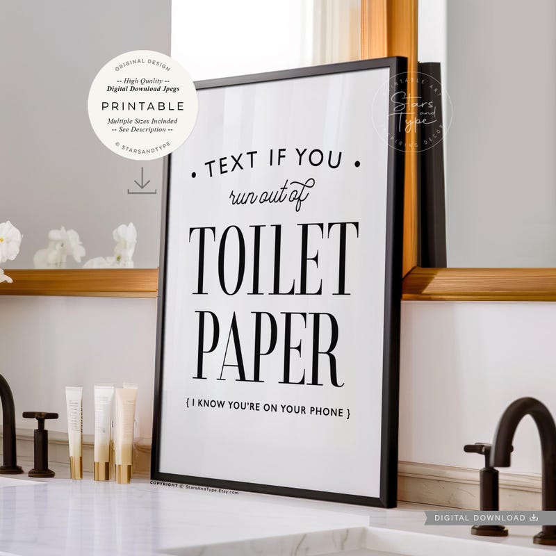 Above Toilet Decor - Etsy