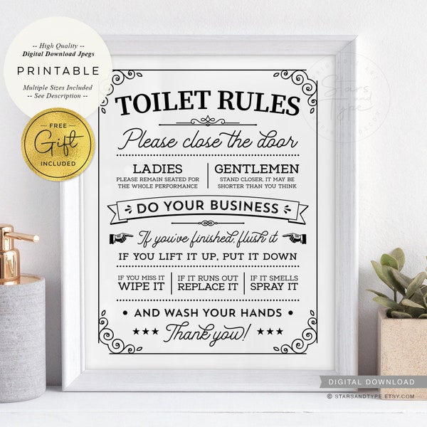 Retro Bathroom Decor - Etsy