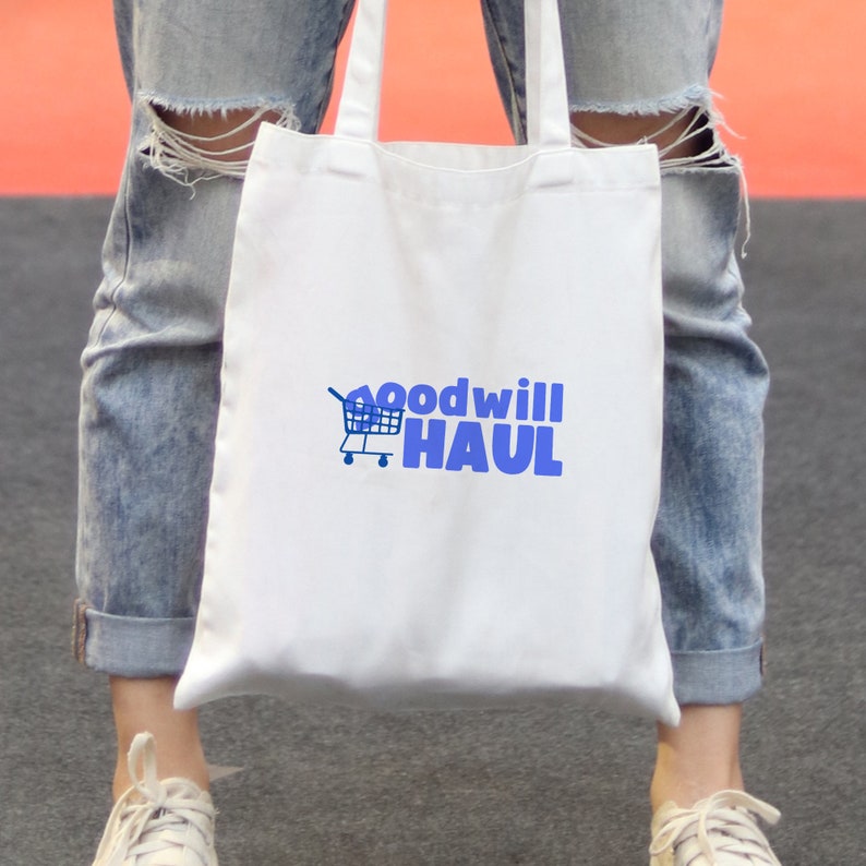 Goodwill Haul Heavy Duty Tote Bag - Etsy