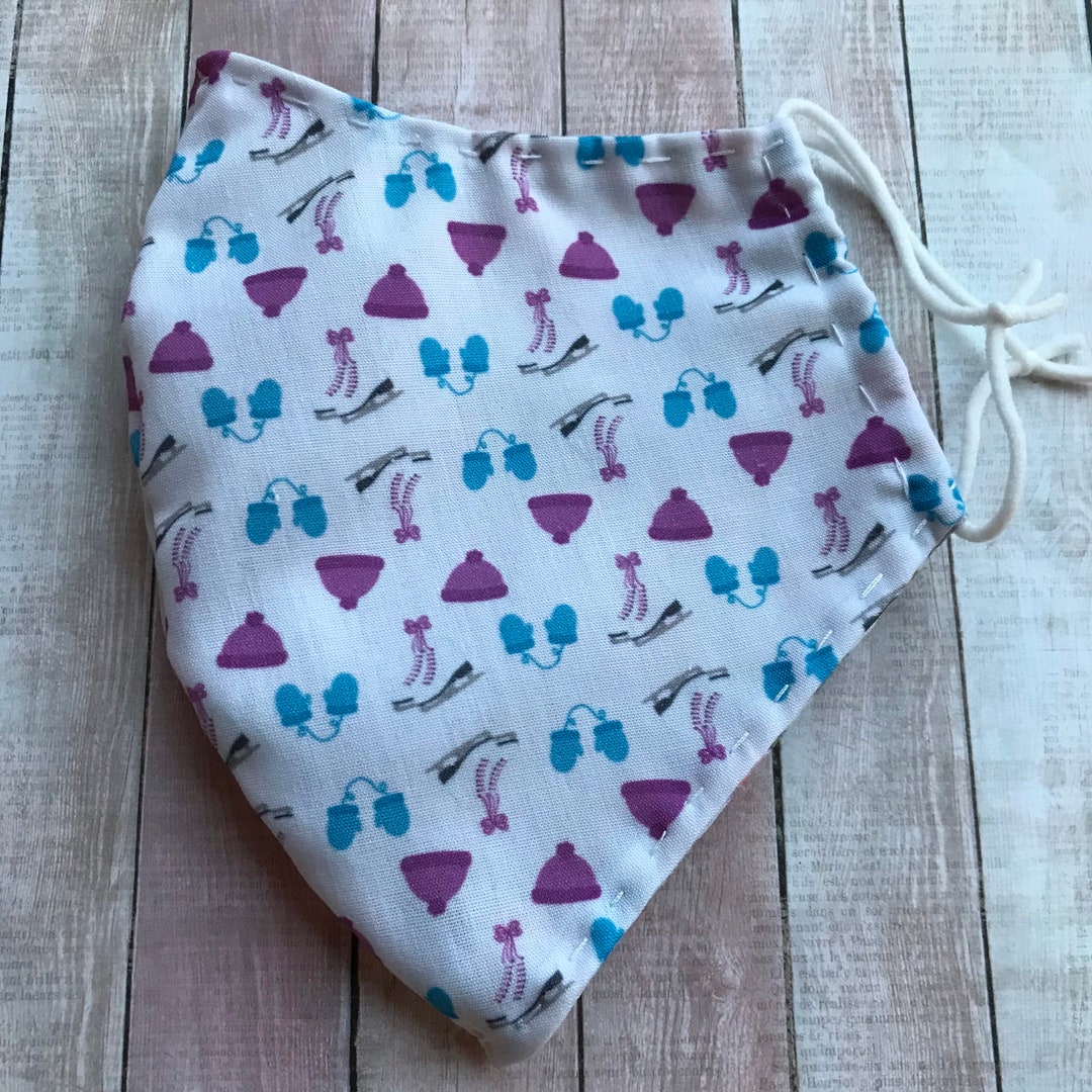 NEW Ice Skating Mask-machine Washable Cotton Fabric Two Layer Mask ...