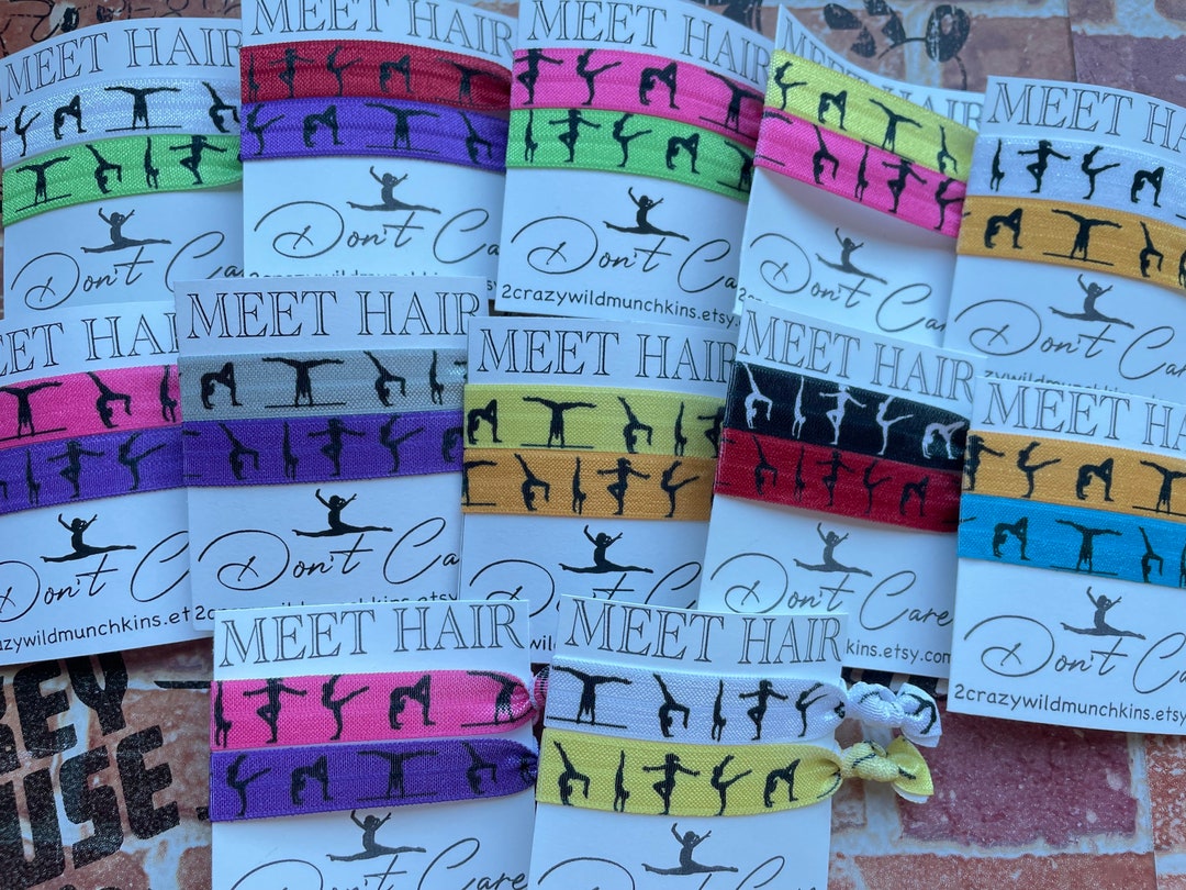 Gymnastics Hair Ties: Meet Favors, Loot Bag Fillers - Etsy