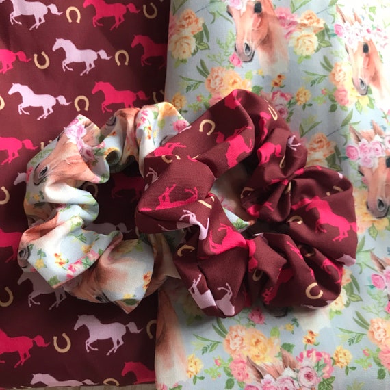 NEW Cute Horse Scrunchie Horse Party Favors Horse Hair | Etsy