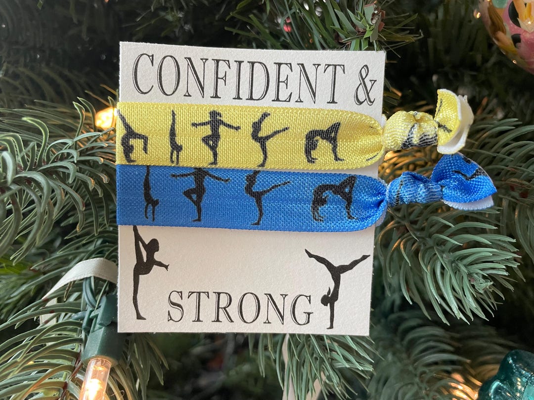 Gymnastics Hair Ties: Party Favor Loot Bag Hair Accessories - Etsy