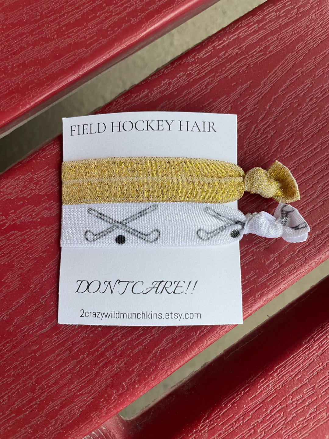 NEW! Field Hockey Hair Ties , Hair Accessories, Sports Favors, Party ...