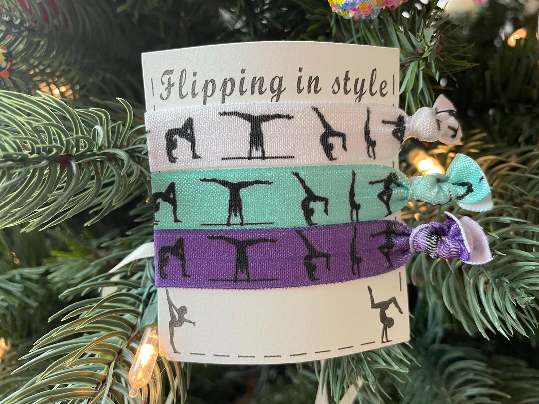 Gymnastics Hair Ties: Party Favor Loot Bag - Set of 3 - Etsy