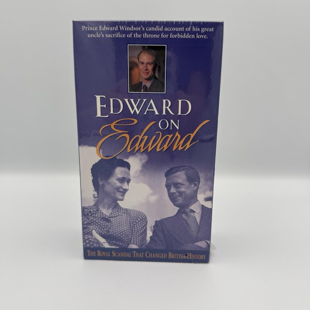 Edward on Edward VHS Tape, Royal Scandal Documentary, 1996 Time Life ...