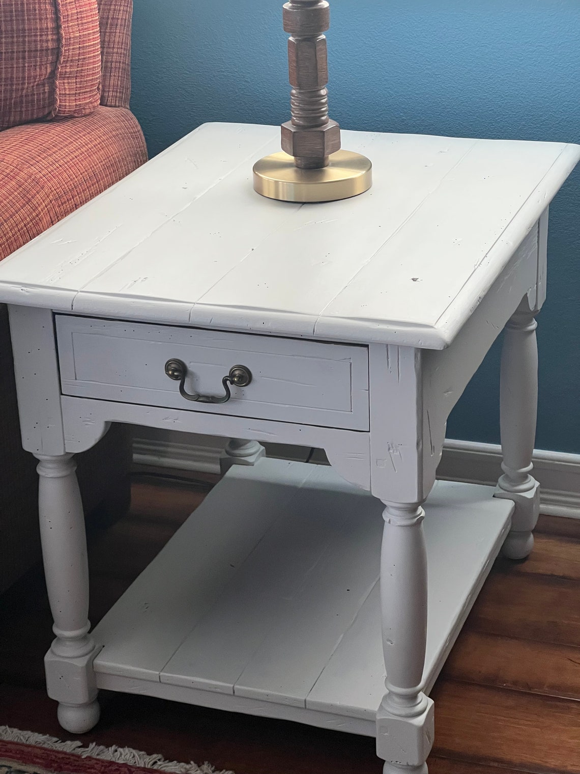 1980s Vintage Ethan Allen Side Tables Hand Painted White - Set of 2 - Etsy