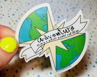 Cambia El Mundo Sticker Spanish Sticker Globe Sticker - Etsy