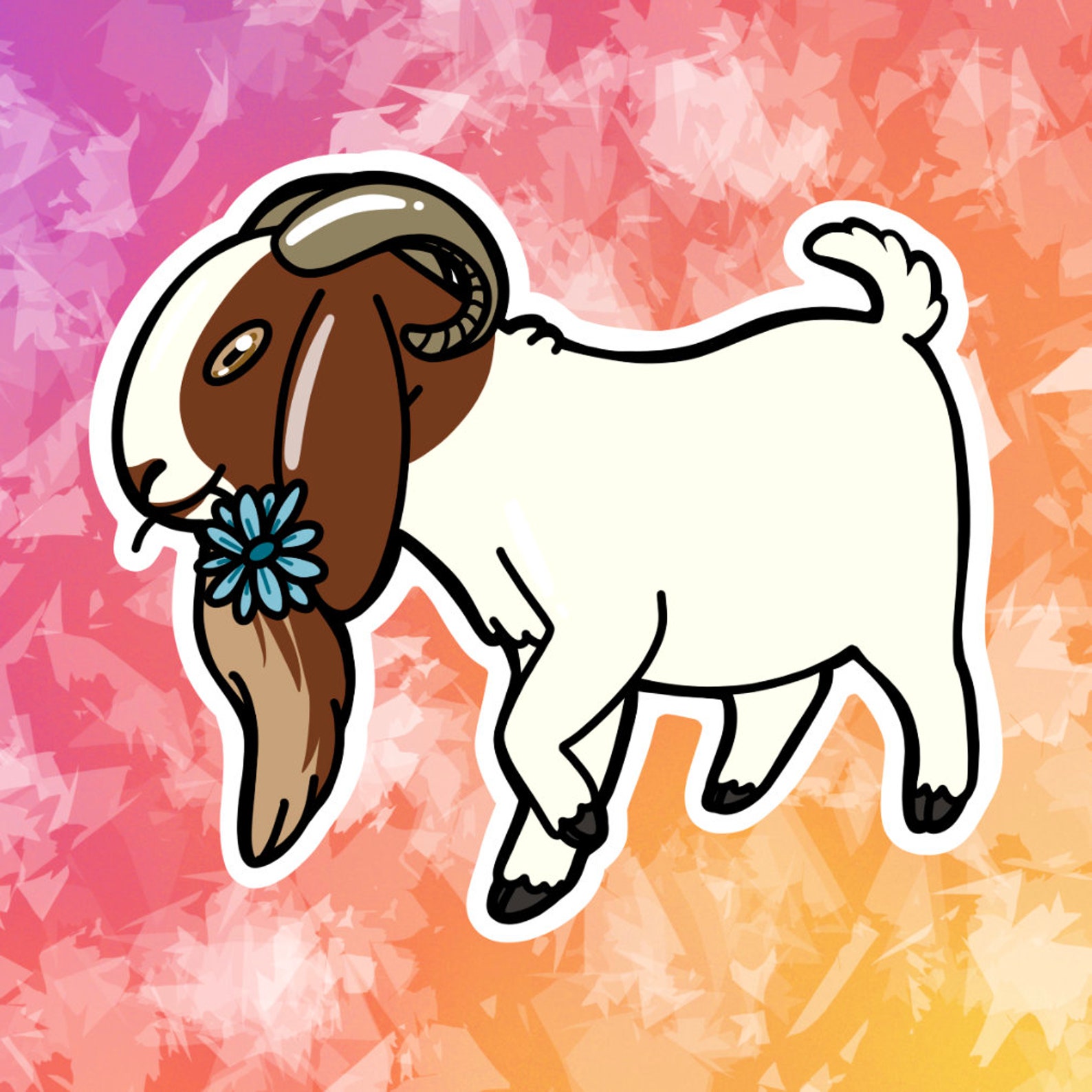Goats Vinyl Stickers/decals: Alpine Boer Lamancha Pygmy - Etsy New Zealand