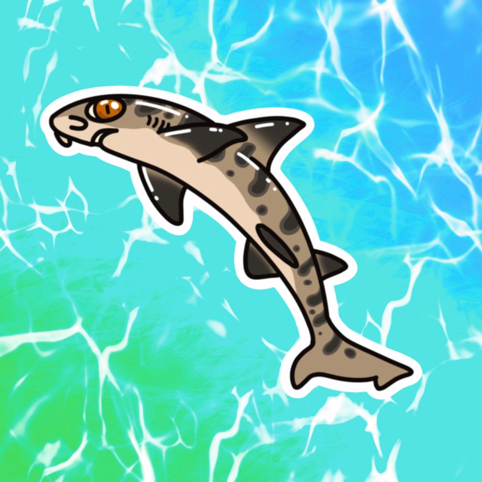 Sharks Vinyl Stickers/decals: Great White Shark Hammerhead | Etsy