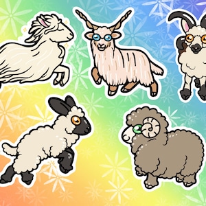 Sheep Vinyl Stickers/decals - Etsy