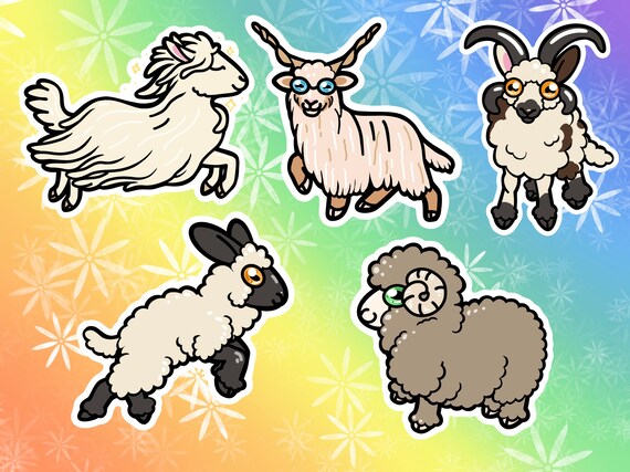Sheep Vinyl Stickers/decals | Etsy