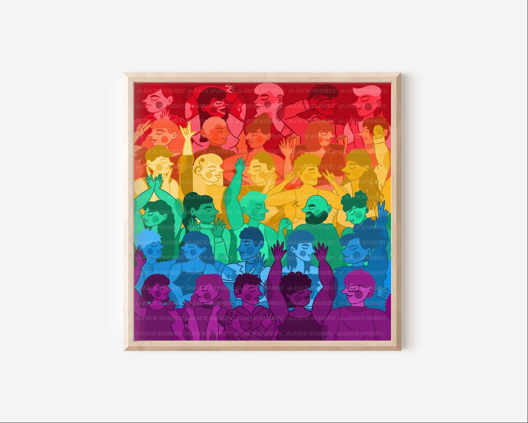 Pride Print Pride Flag Pride Artwork Gay Art Gay Pride Lesbian Earrings