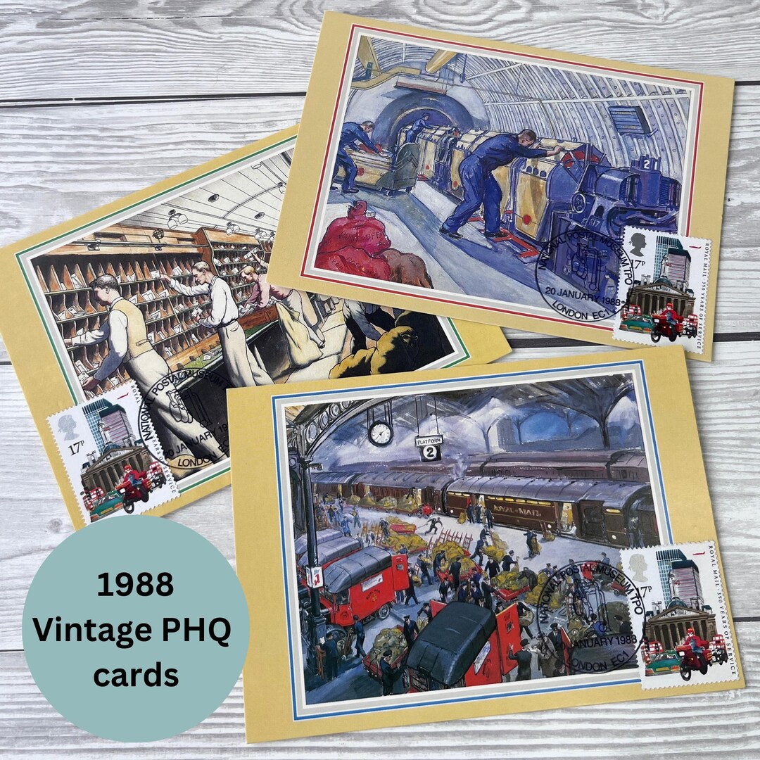 Vintage PHQ Postcards From 1988, Post Office Images Memorabilia, Post ...