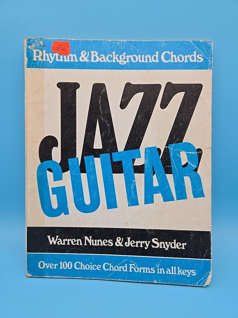 Warren Nunes 1973 Rhythm & Background Chords Jazz Guitar BOOK ONLY PB ...