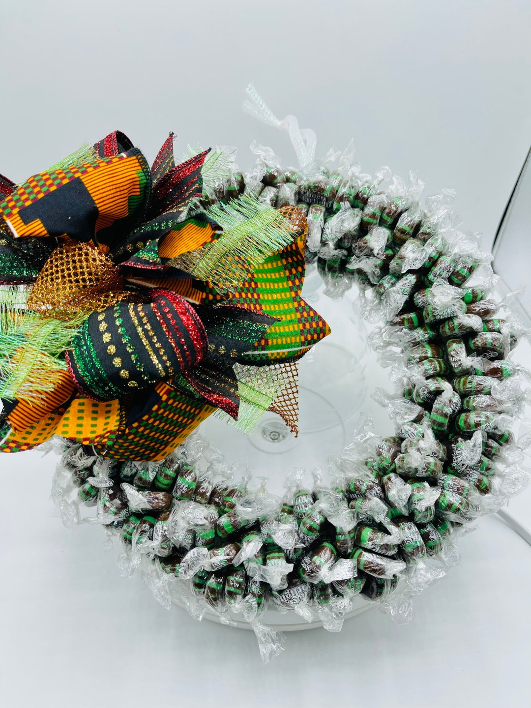 Chocolate Mint Candy Edible Candy Wreath - Etsy