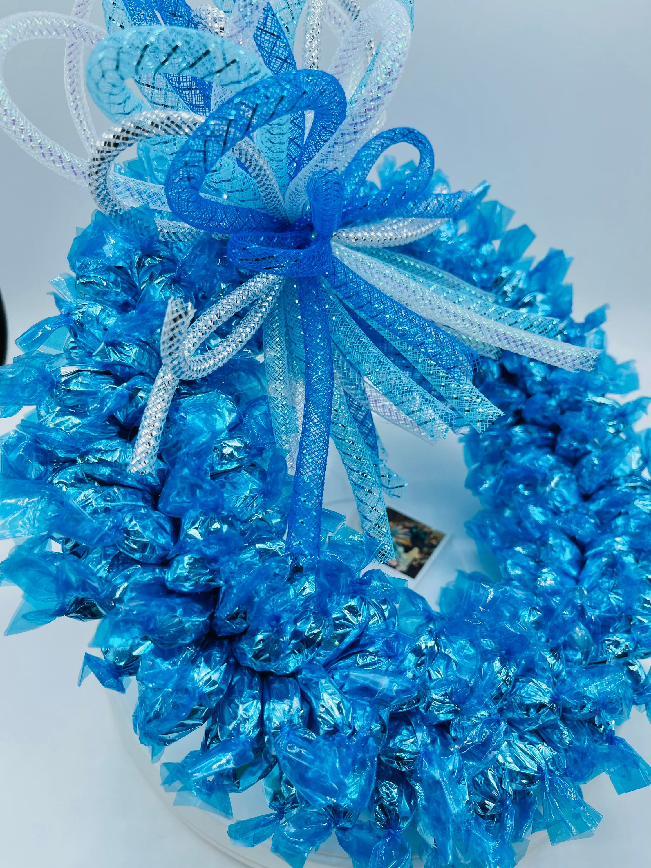 Blueberry Flavored Candy Wreath Edible 300 Pieces - Etsy