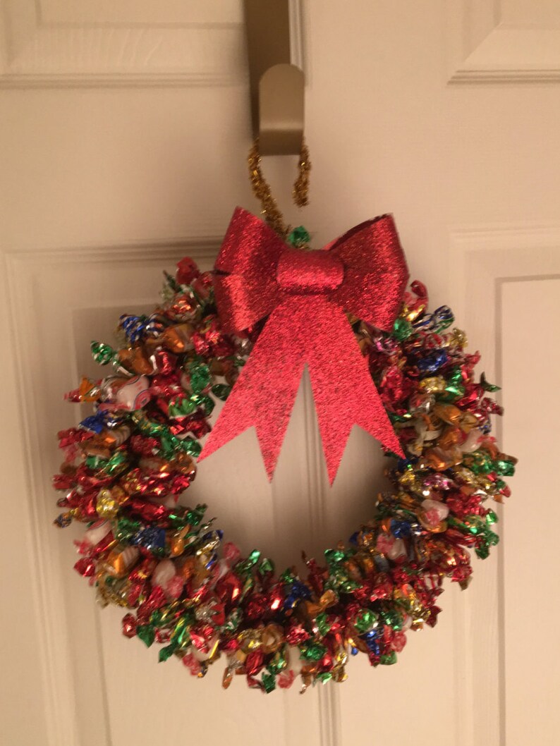 Candy Wreath Edible fruit-flavored 300 pieces | Etsy