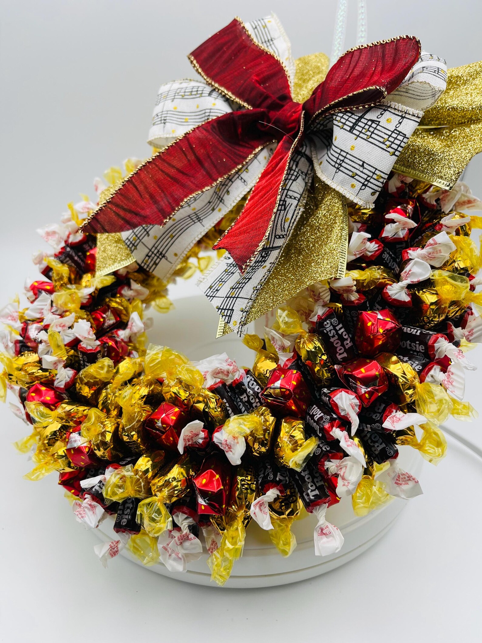 Candy Wreath Edible (300 Pieces) - Etsy