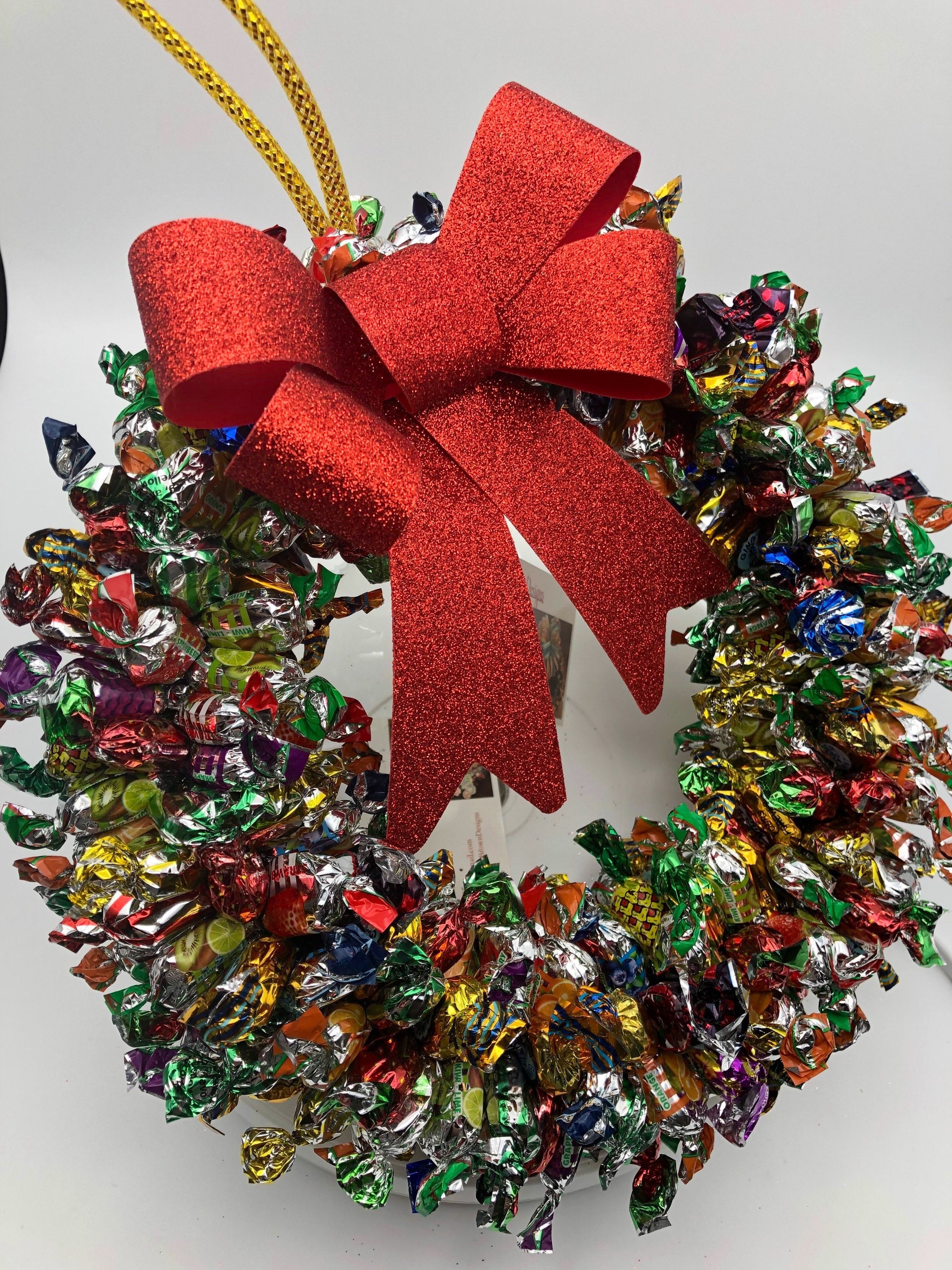 Candy Wreath Edible Fruit-flavored (300 Pieces) - Etsy