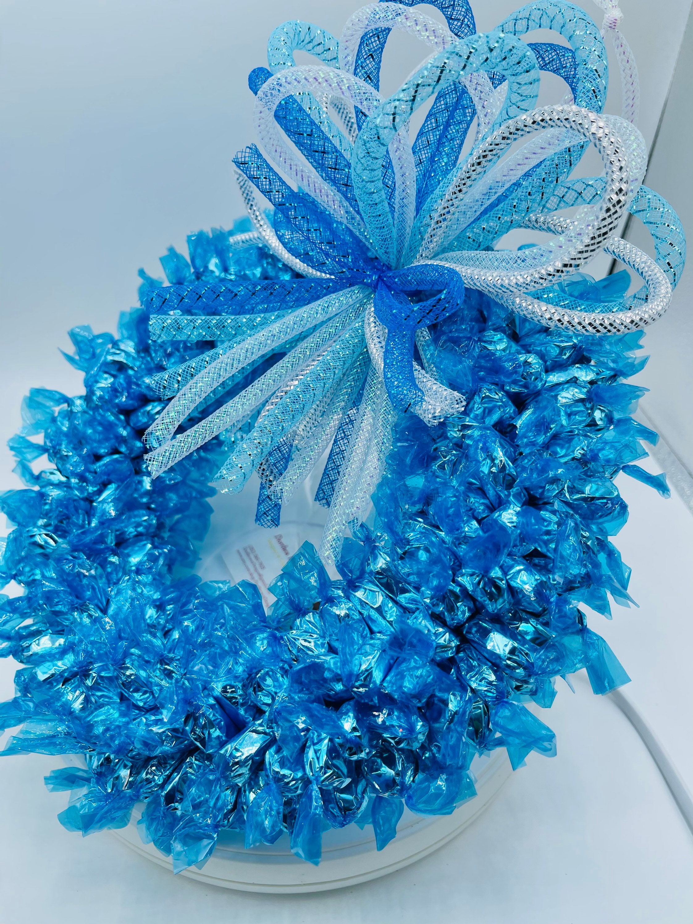 Blueberry Flavored Candy Wreath Edible 300 Pieces - Etsy