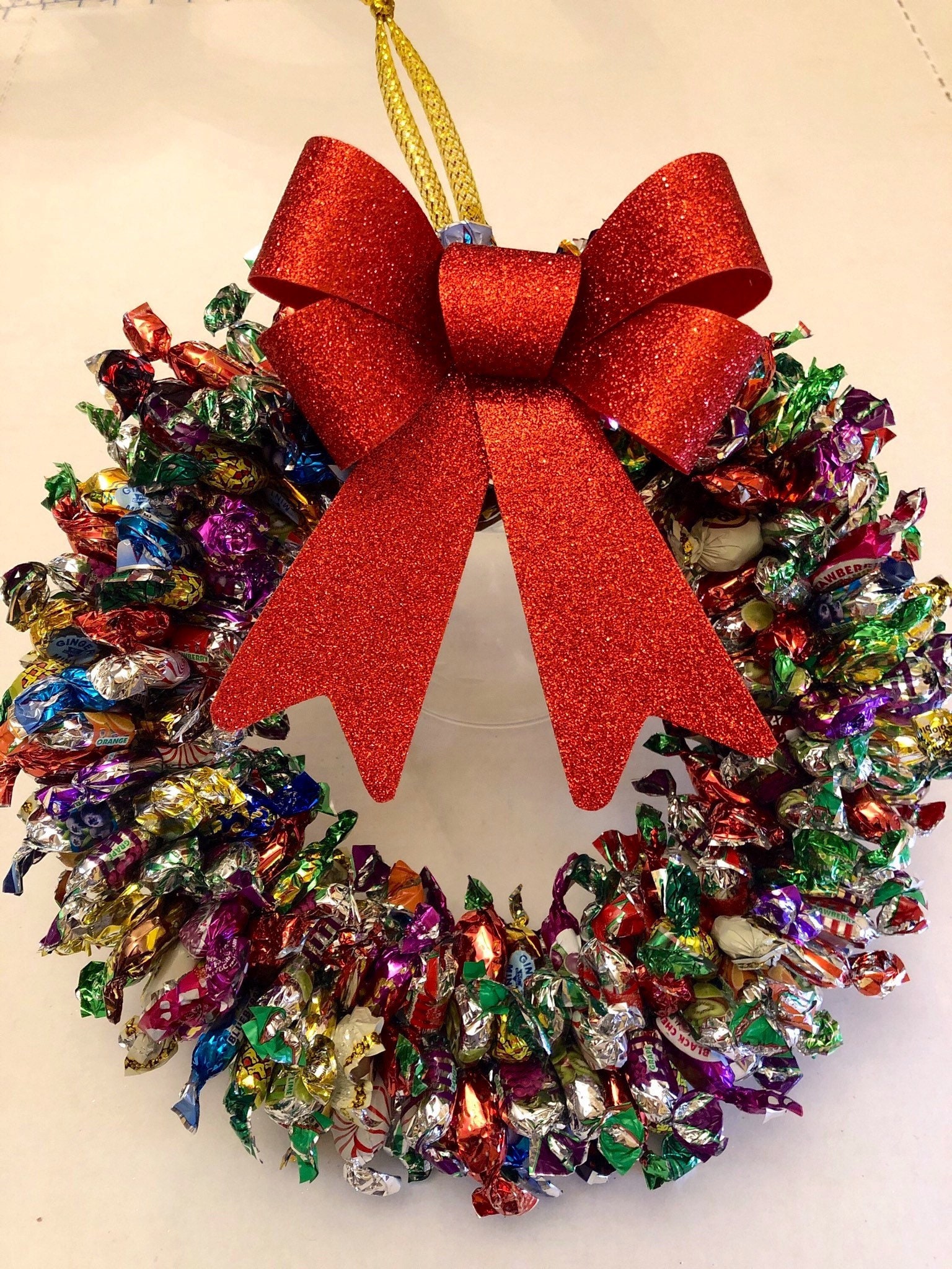 Candy Wreath Edible Fruit-flavored (300 Pieces) - Etsy