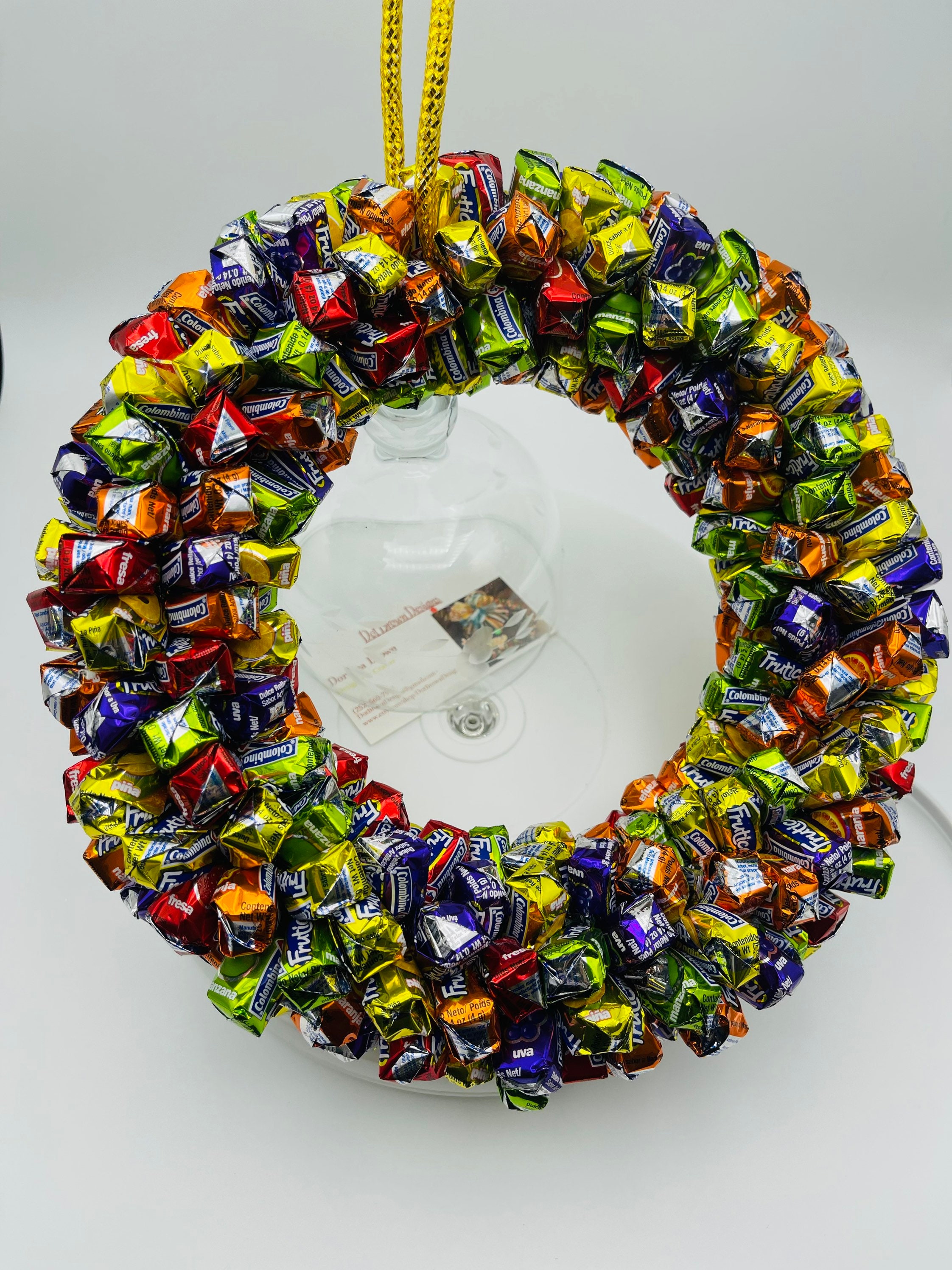 Candy Wreath Edible Fruit-flavored 300 Pieces - Etsy