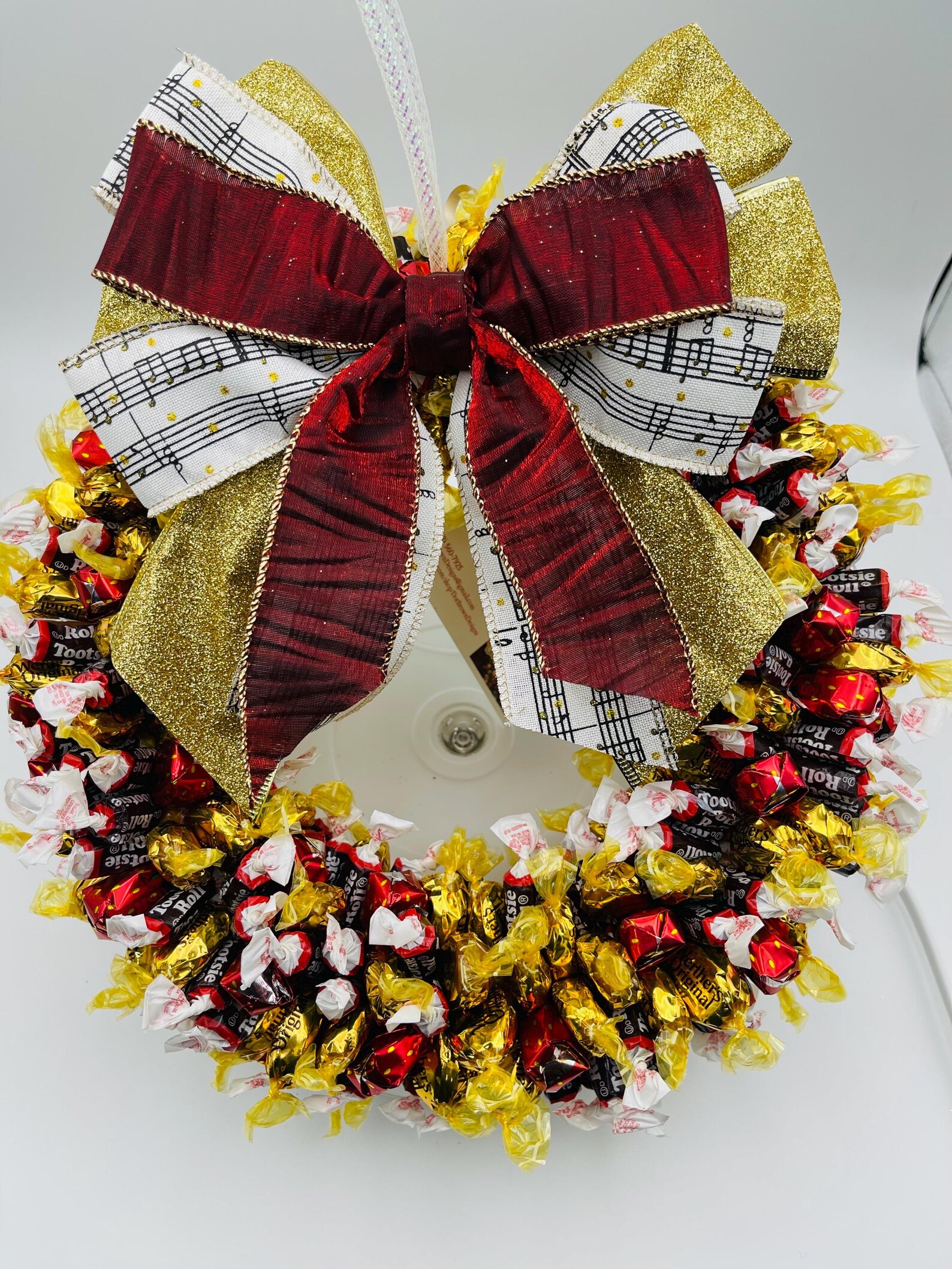 Candy Wreath Edible (300 Pieces) - Etsy