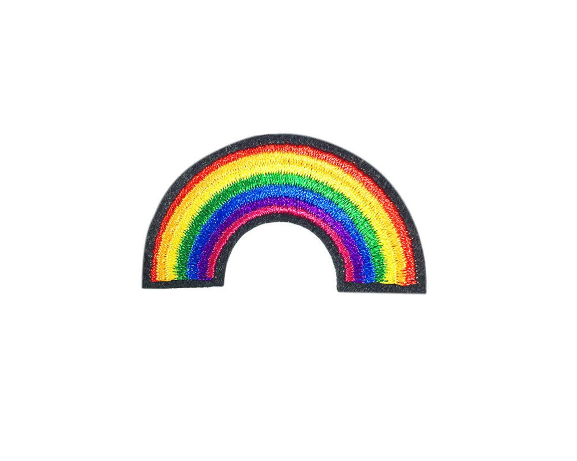Rainbow Patch Embroidered Patch EP - Etsy