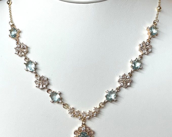 Handmade Turquoise Princess Regency Necklace With Matching Earrings - Etsy