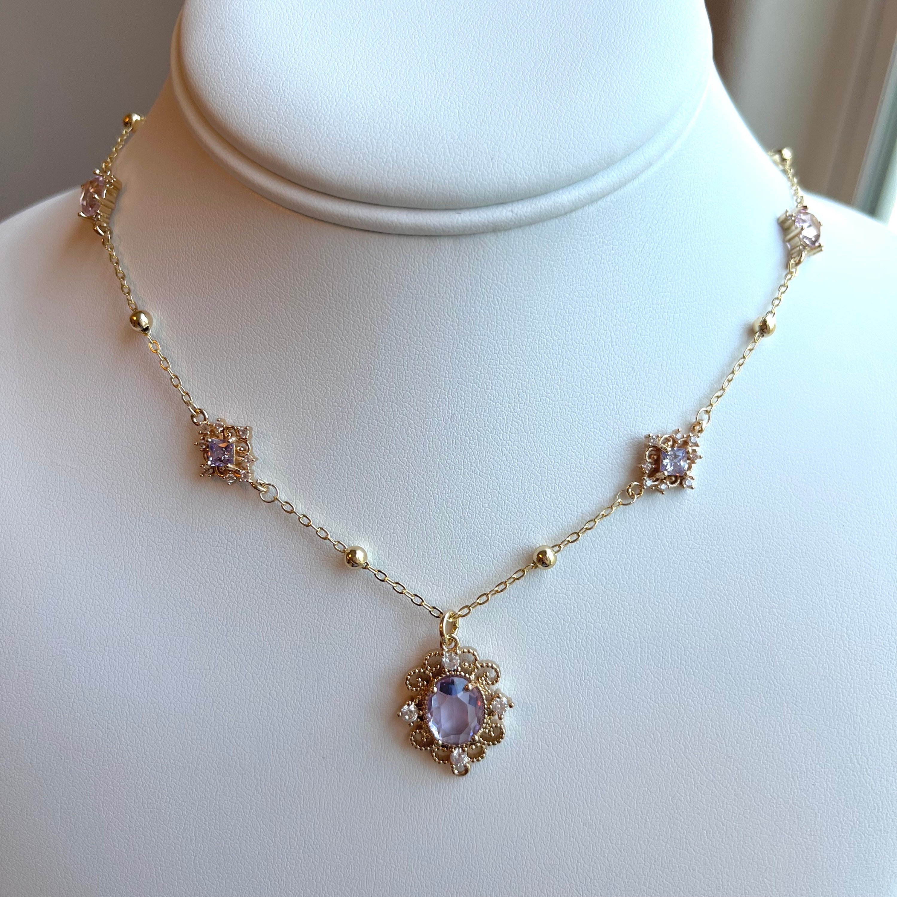 Handmade Princess Necklace Bridgerton Inspired Made to Order - Etsy