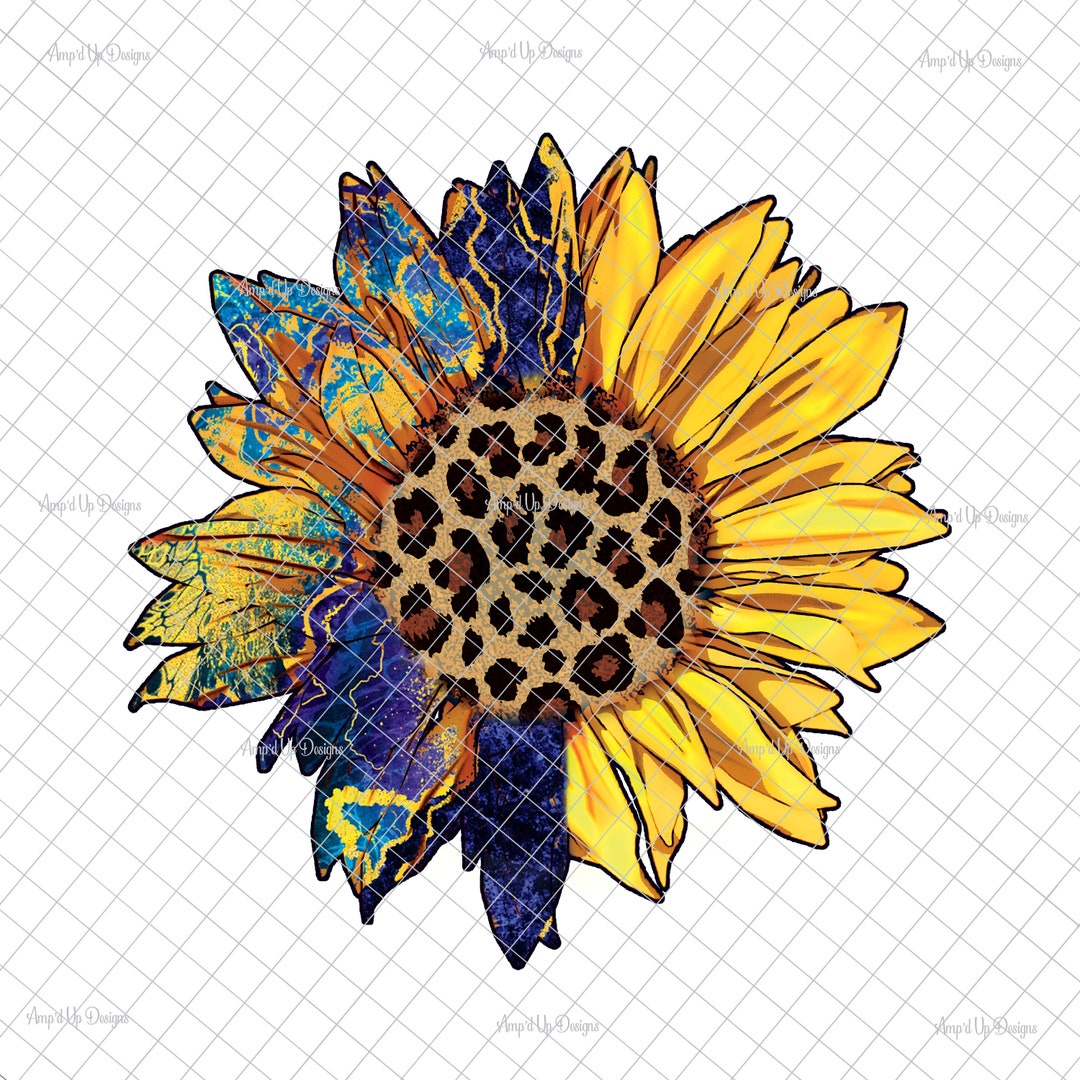Sunflower Clear Laser Printed Waterslide Image, Flowers, Sunflower ...