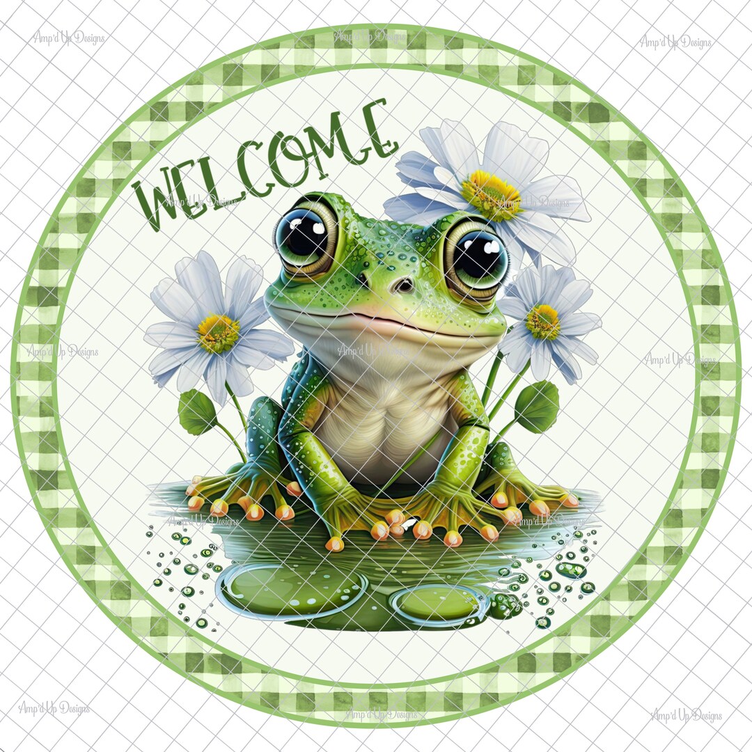 Cute Frog PNG, Frog Decal, Frog Sublimation, Digital Download, Frog ...