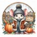 Fall Mouse PNG, Digital Download, Sublimation, Pumpkins, Mouse Image ...