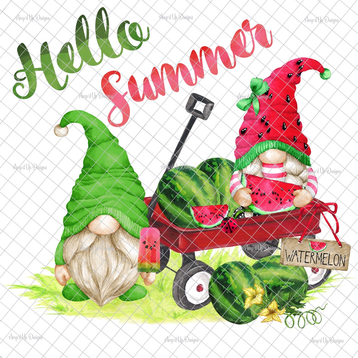 Hello Summer Watermelon Truck PNG Watermelon Decal - Etsy