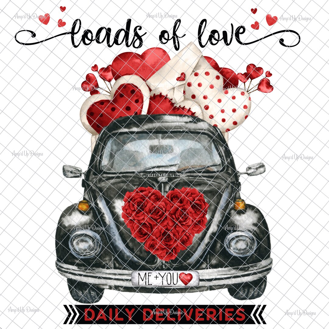 Loads of Love PNG, Digital Download, Valentines Decal, Valentines ...