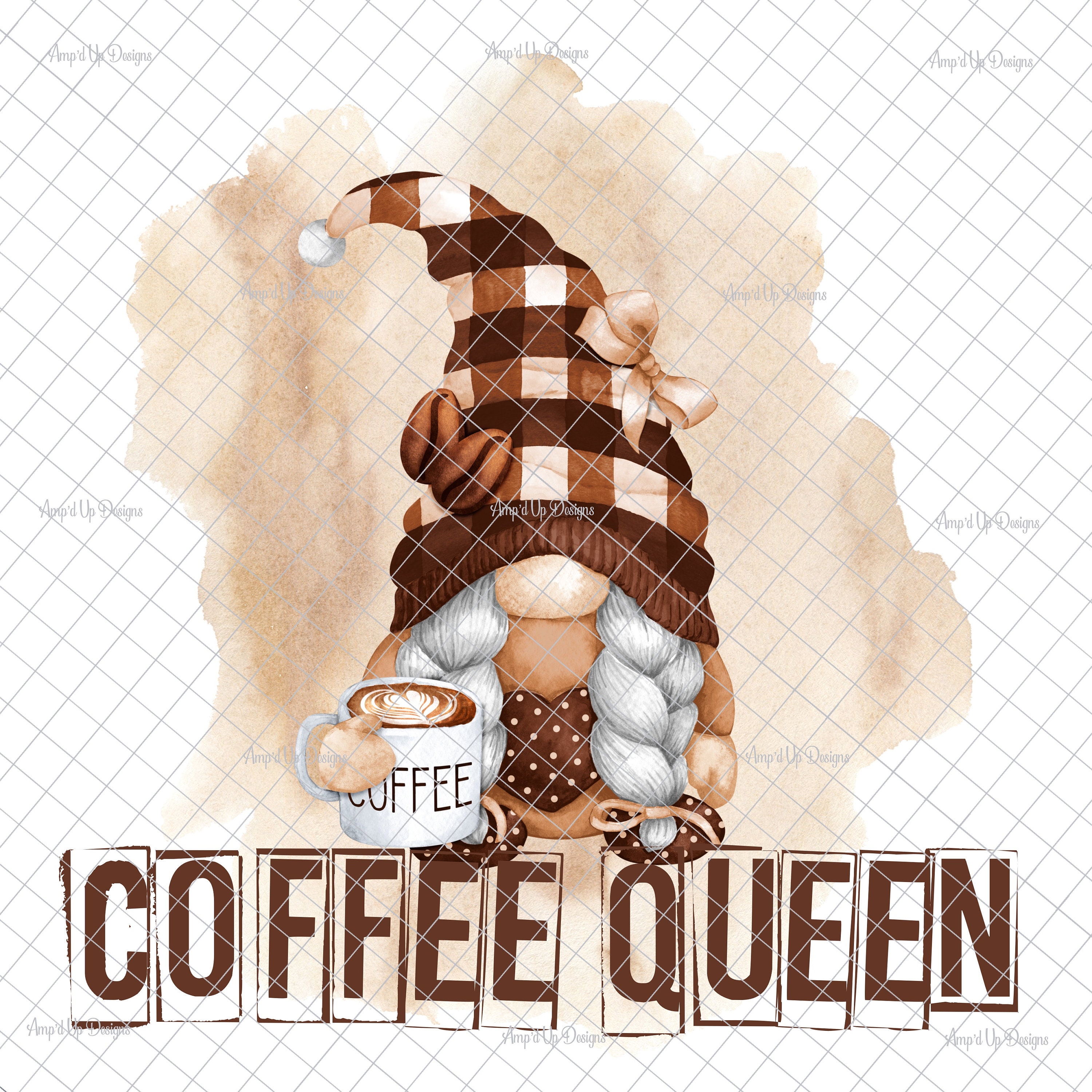 Coffee Queen Clear Laser Printed Waterslide Coffee Decal - Etsy