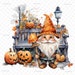 Hello Fall Gnome PNG, PNG Graphic, Digital,fall Gnomes, Gnome Decal ...
