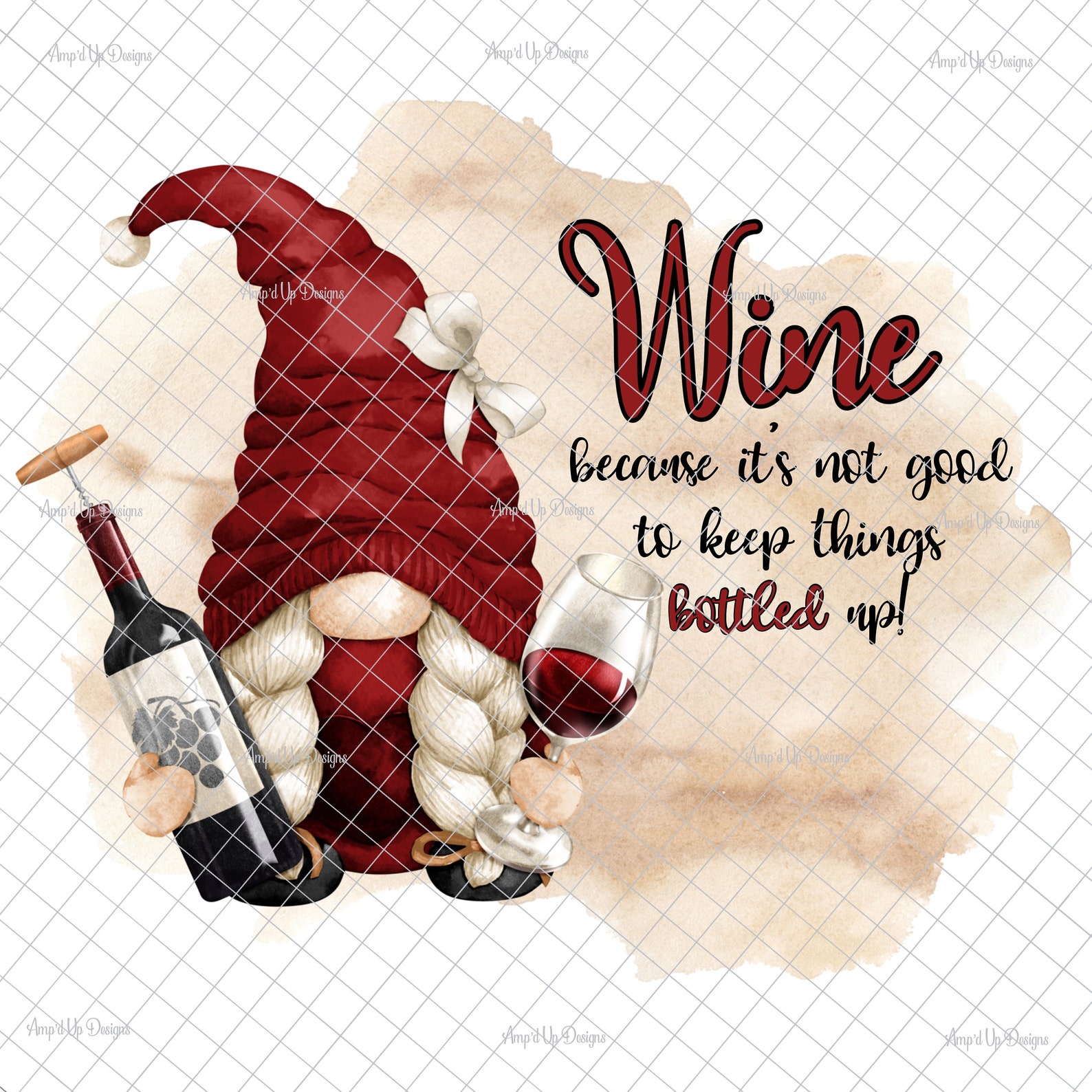 Wine Gnome PNG, Digital Download, Wine Gnome, Sublimation, Wine Gnomes ...