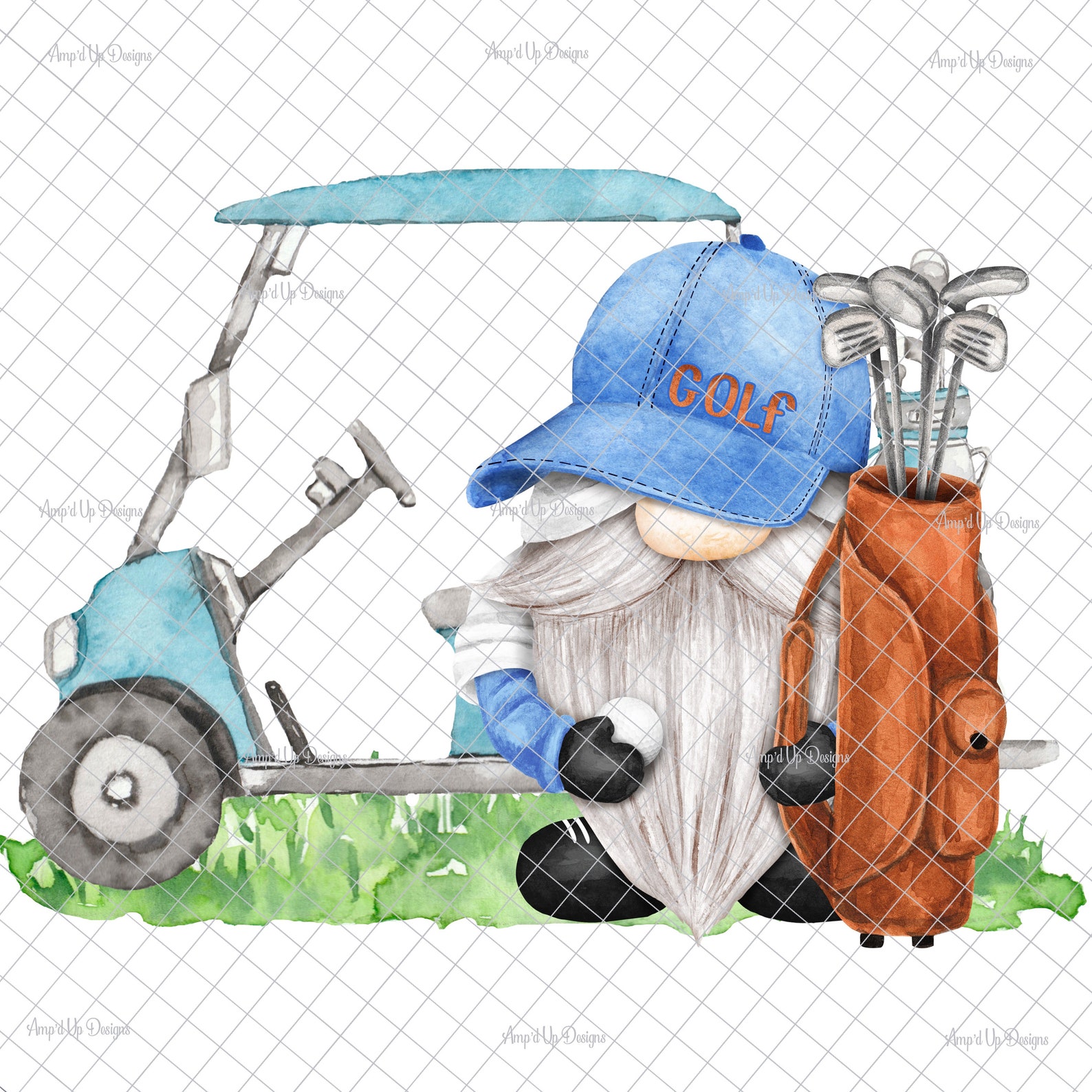 Golf Gnome PNG Gnome Images Gnome Gnome Decal Sublimation - Etsy