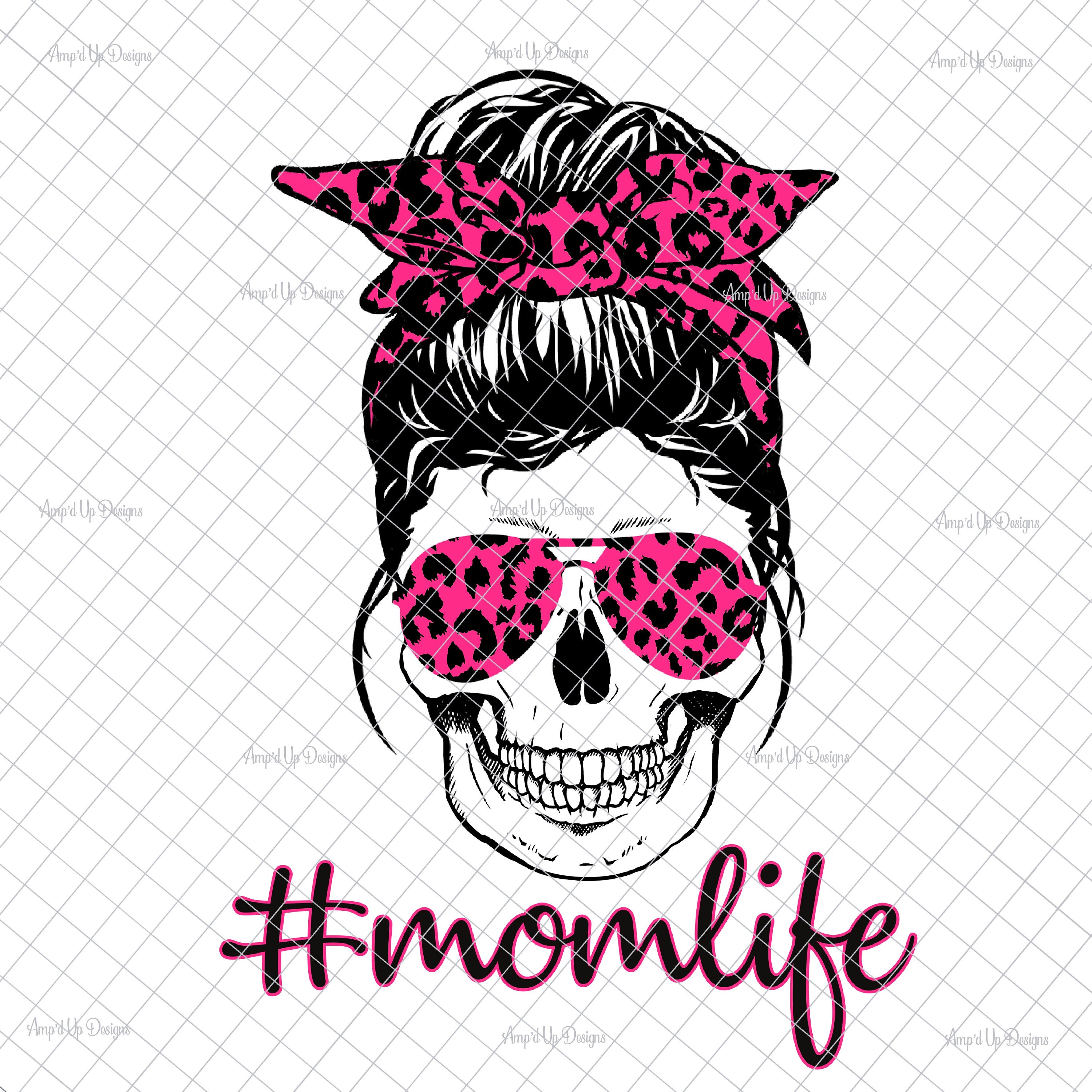 Mom Life Skull PNG PNG Graphics Skull Image Mom Skull - Etsy