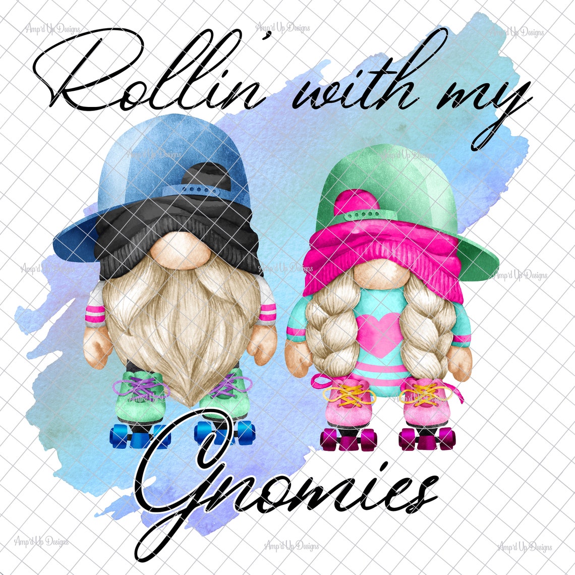 Rollin With My Gnomies PNG PNG Graphics Skate Gnomes Gnome - Etsy