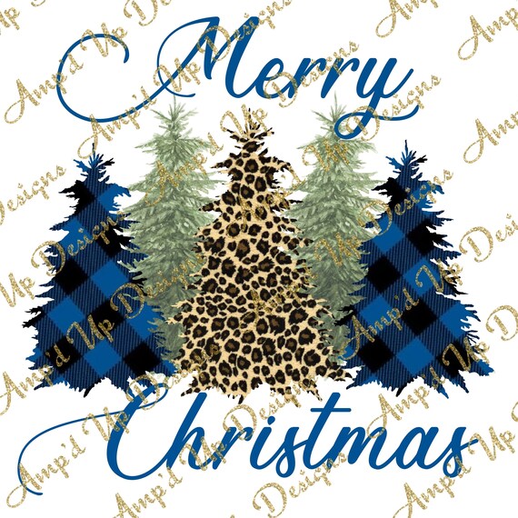 Merry Christmas Clear Laser printed Waterslide image | Etsy