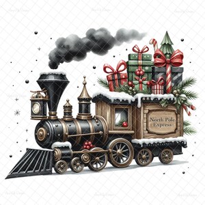 Polar Express Train PNG, Digital Download, Sublimation, Christmas Door ...