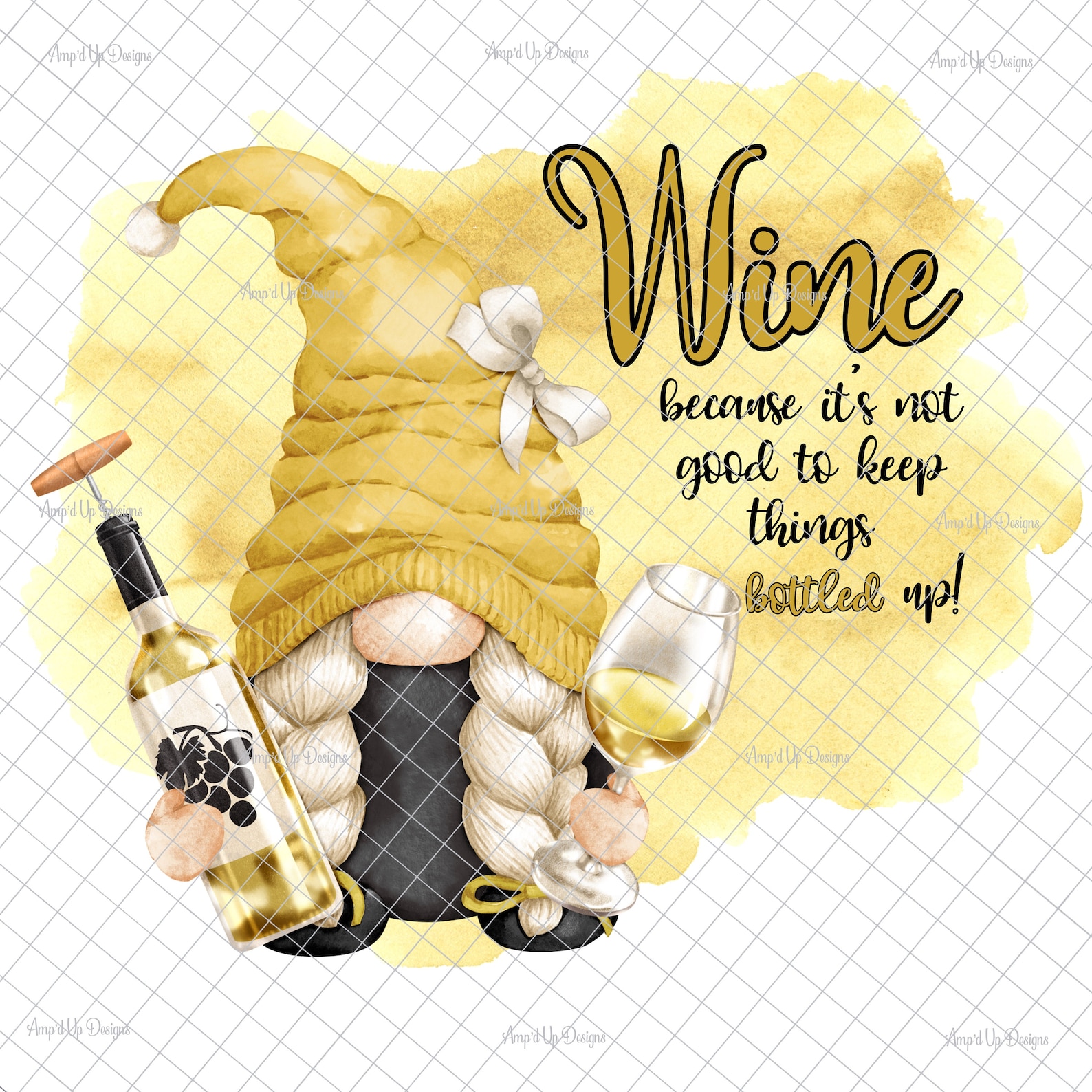 Wine Gnome PNG, Digital Download, Wine Gnome, Sublimation, Wine Gnomes ...
